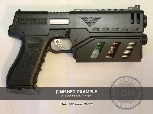 Judge Dredd Lawgiver Mk3 Concept Design By James Murphy Idm Imagineering